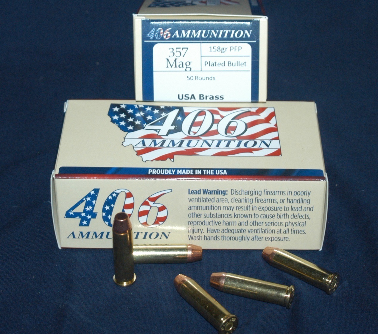 357 MAG 158gr Plated Flat Point - The Ammo Store | Online Shop : The ...